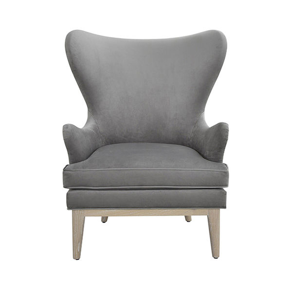 Frisco Grey Wing Chair | Scout & Nimble