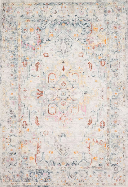 Clara Light Grey / Multi Rug | Scout & Nimble