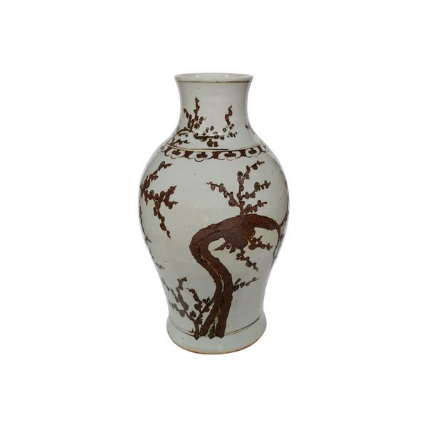 Rusty Brown Plum Branch Vase | Scout & Nimble