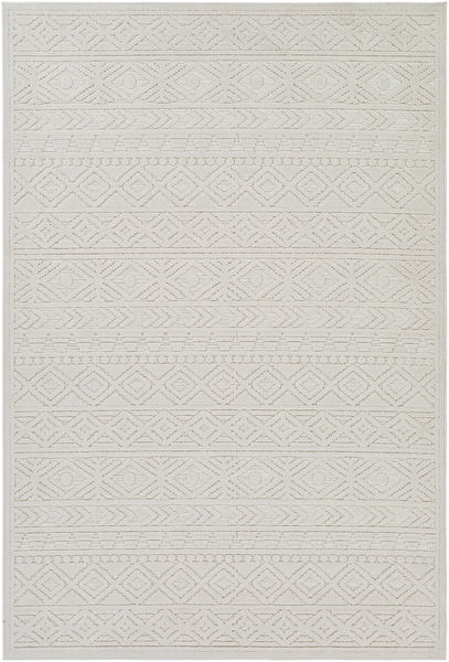 Greenwich Indoor / Outdoor Cream Intricate Geometric Rug