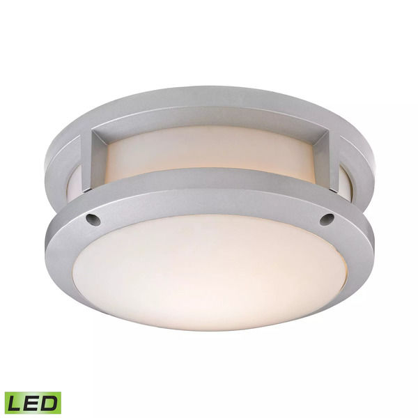 Colby 1 Light Outdoor Flushmount In Matte Silver | Scout & Nimble
