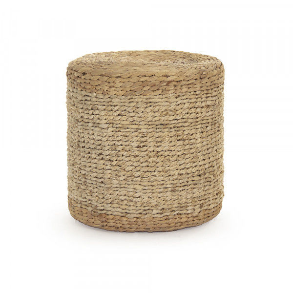 Woven Water Hyacinth Cylinder Stool | Scout & Nimble