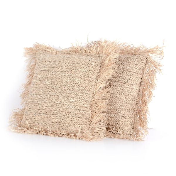 Raffia Pillows, Set of 2 | Scout & Nimble