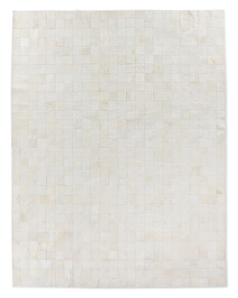 Tiled White Hide Rug | Scout & Nimble