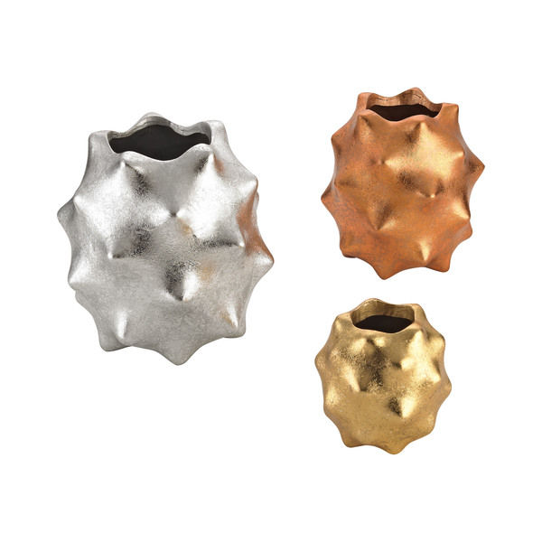 Spiky Metallic Vases | Scout & Nimble