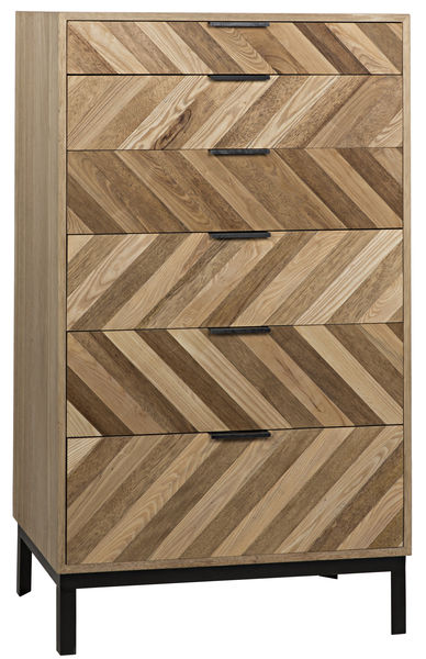 Herringbone 6 Drawer Tall Sideboard | Scout & Nimble