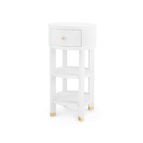 Claudette 1-Drawer Round Side Table | Scout & Nimble