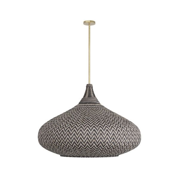 Tulum Black Rattan Pendant | Scout & Nimble