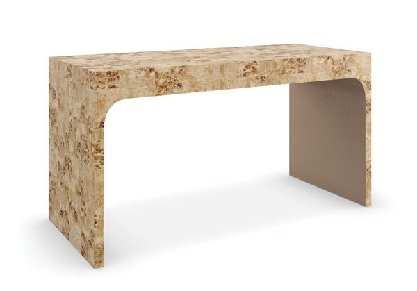 Burlesque Mappa Burl Hardwood Desk | Scout & Nimble