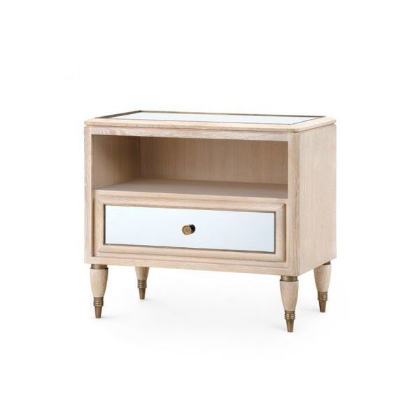 Sofia 1-Drawer Light Oak Wood Side Table | Scout & Nimble