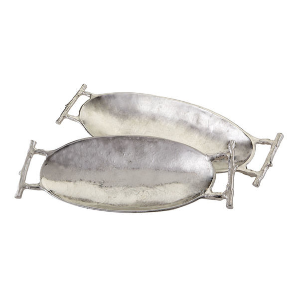 Nickel Twig Handle Trays | Scout & Nimble