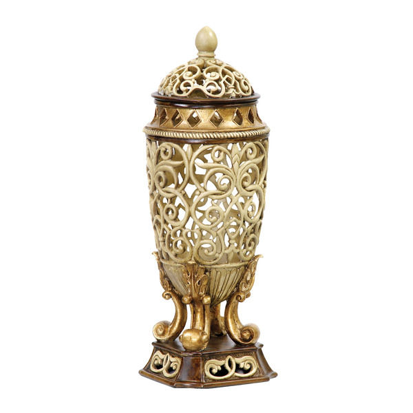 Sculpted Ornate Urn | Scout & Nimble