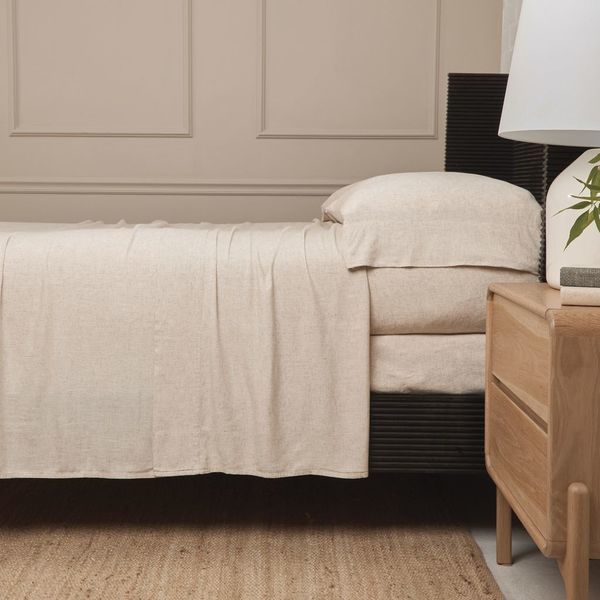 Bamboo Natural Linen Sheet Set | Scout & Nimble