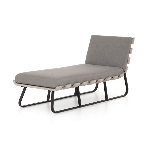 Dimitri Modern Outdoor Daybed with Charcoal Cushion | Scout & Nimble