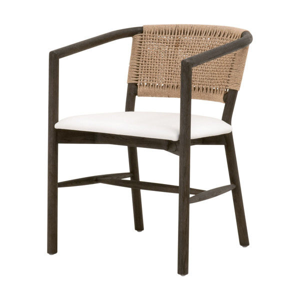 Juxtaposition Matte Brown Oak Accent Chair | Scout & Nimble