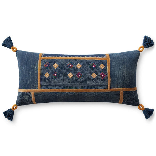 Jerimiah Navy / Multi Pillow | Scout & Nimble