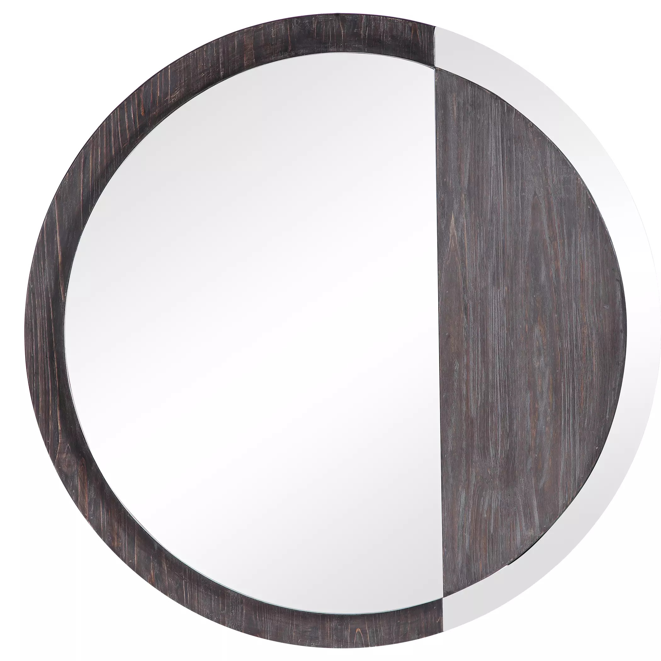 Uttermost Tajitu Modern Round Mirror | Scout & Nimble
