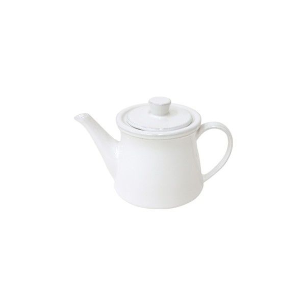Friso 17 oz. Ceramic Stoneware Teapot - White | Scout & Nimble