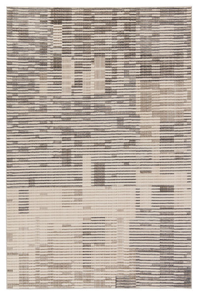 Gravity Striped Gray/ Cream Rug | Scout & Nimble