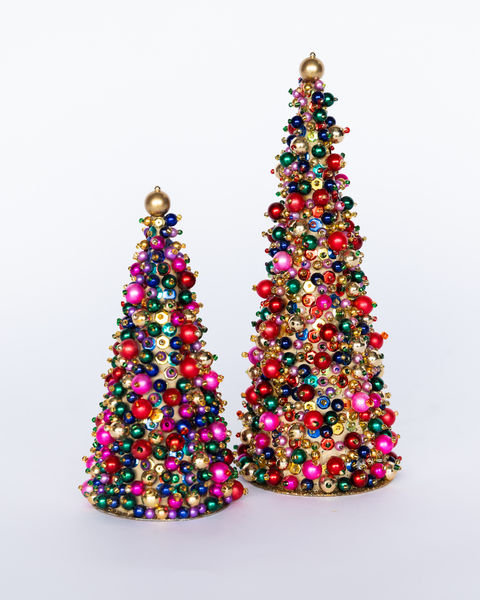 Otis Decorative Beaded Tree, Set of 2 | Scout & Nimble