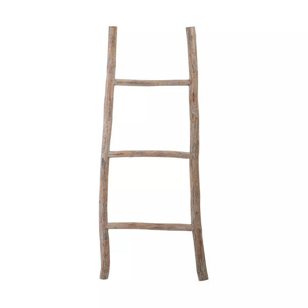Wood White Washed Ladder | Scout & Nimble