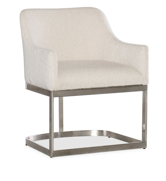 Modern Mood Upholstered Arm Chair w/Metal Base | Scout & Nimble