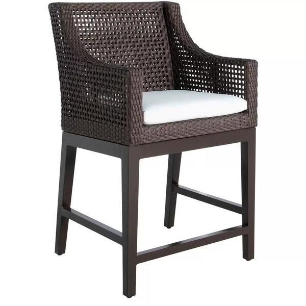 Peninsula Light Raffia Counter Stool | Scout & Nimble