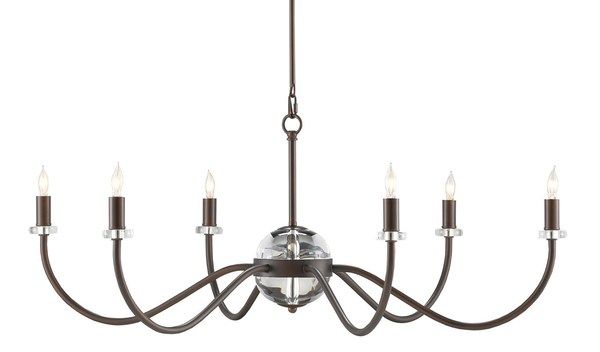 Salerio Bronze 6-Light Chandelier | Scout & Nimble