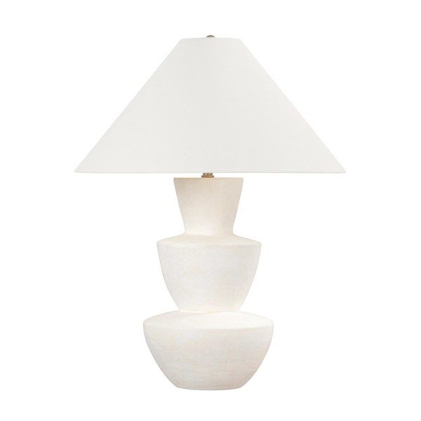 Kamas 1 Light White Stone Table Lamp | Scout & Nimble