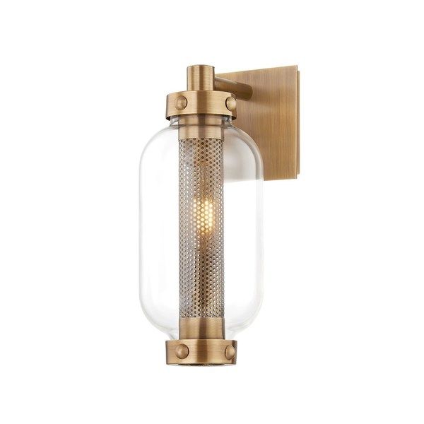 Atwater Patian Brass 1-Light Exterior Wall Sconce | Scout & Nimble