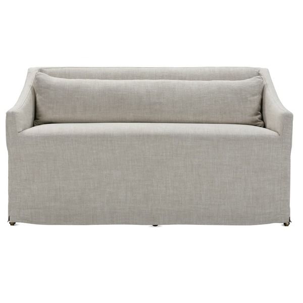 Odessa Dining Banquette With Slipcover And Castered Leg