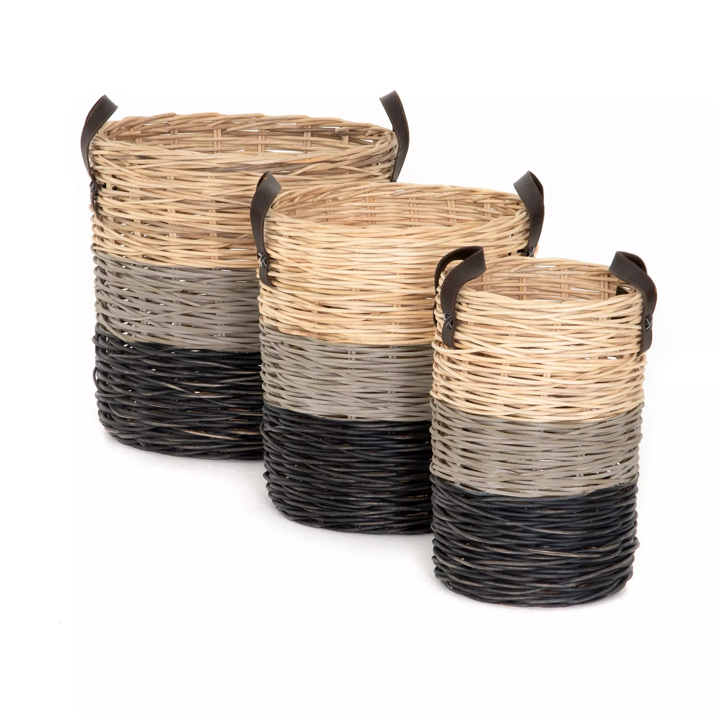 Ember Striped Baskets (Set Of 3) | Scout & Nimble