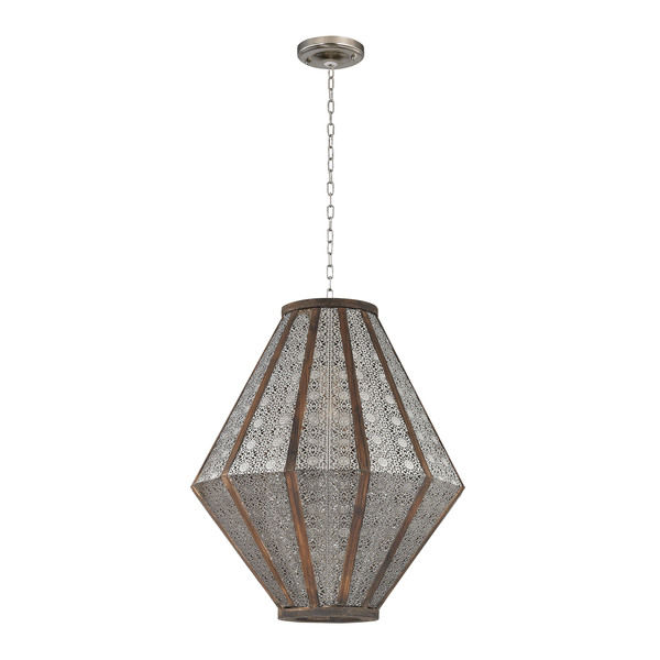 Large Pierced Metalwork Hanging Pendant | Scout & Nimble