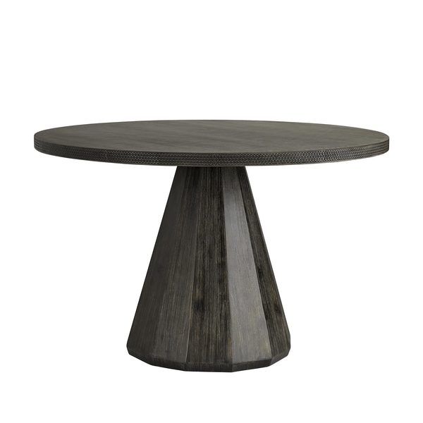 Seren Dark Ask Lava Stone Dining Table | Scout & Nimble