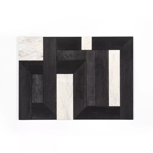 Capela Wall Panel Dark Reeded Totem | Scout & Nimble