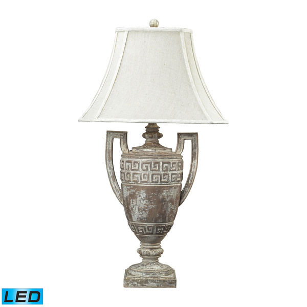 Greek Key Table Lamp in Allesandria Finish | Scout & Nimble