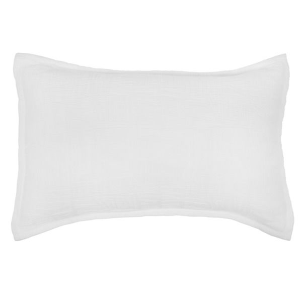 Harbour White Cotton King Sham | Scout & Nimble