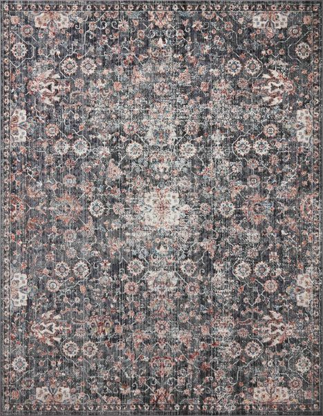 Cassandra Charcoal / Rust Rug | Scout & Nimble